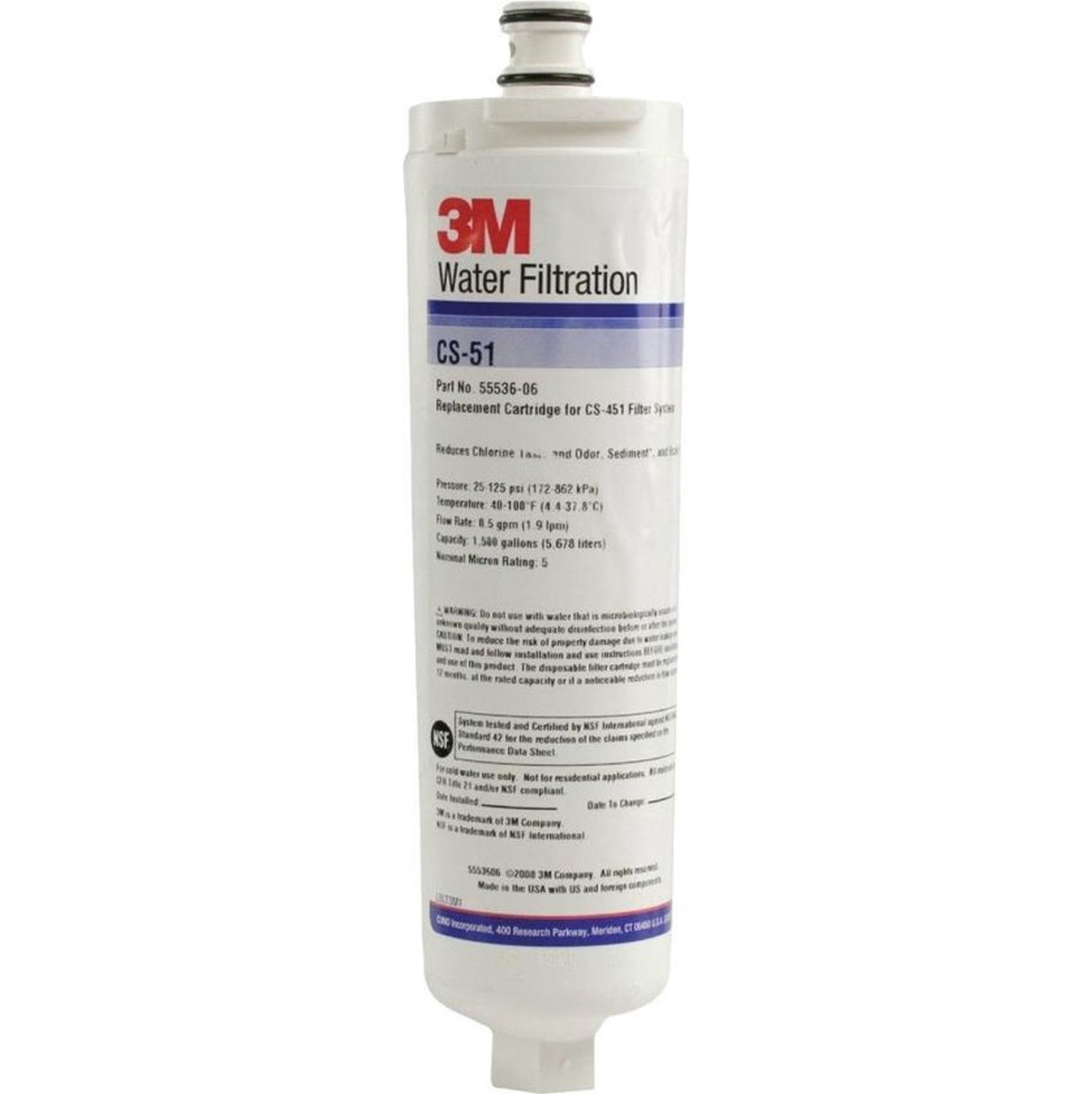 3M CS-51 waterfilter voor waterkoelers en koffiemachines | CS-51 water ...