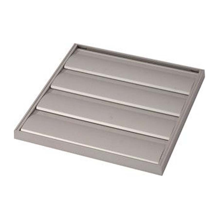 Louvre grille for wall exhaust smoke extraction system – Habitat Solutions